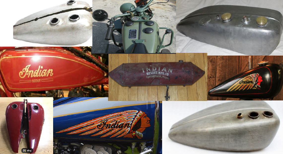 Indian Motocycle Gas tanks – Crazyhorse Indian