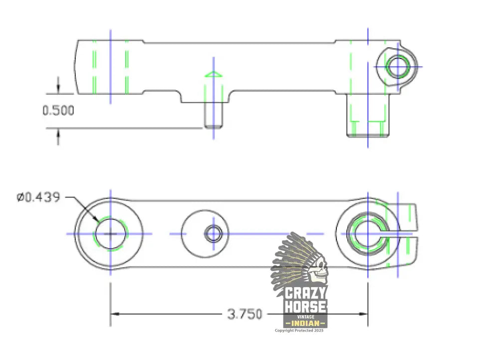 44449 lower right side – Crazyhorse Indian