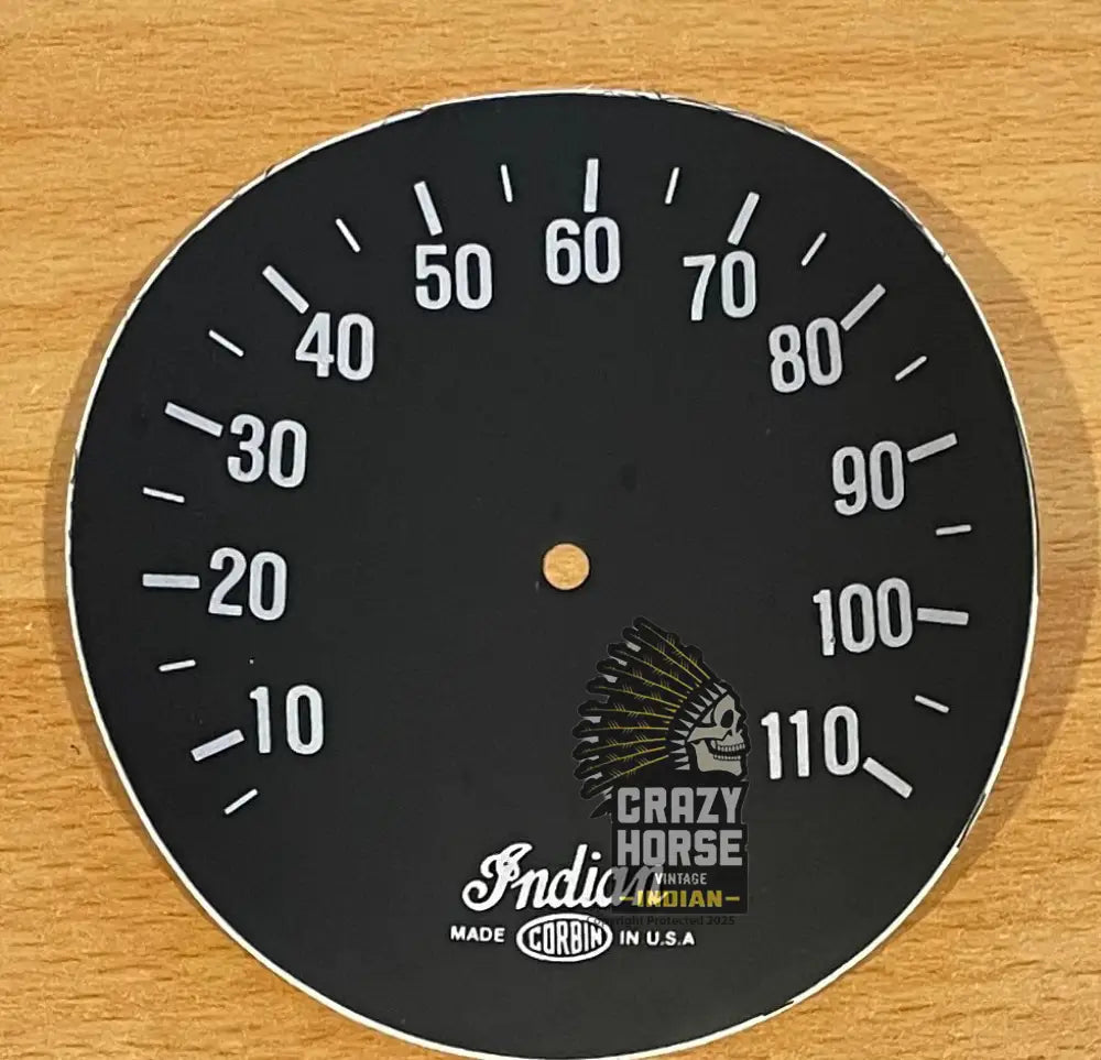 CORBIN SPEEDO FACE 110 MPH – Crazyhorse Indian