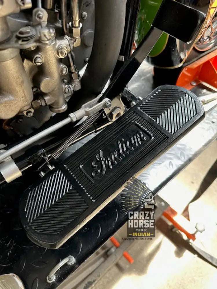 28C43 SOLID ALUMINIUM FOOTBOARD PR FITS 1934-1939 CHIEF – Crazyhorse Indian