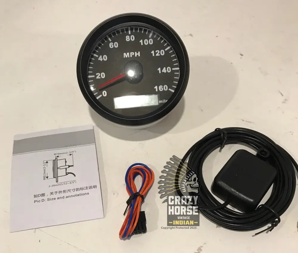 SPEEDOMETER GPS TO REPLACE CORBIN 1938-1947 – Crazyhorse Indian